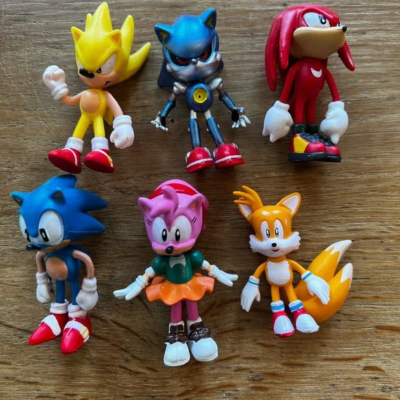 Sega | Toys | Vintage Sonic Sega Jazwares Figures Sega Tails Set Of 6 ...
